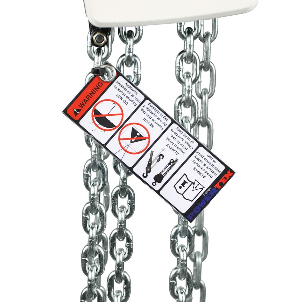 Aluminum chain block with overload protection | Certex Finland