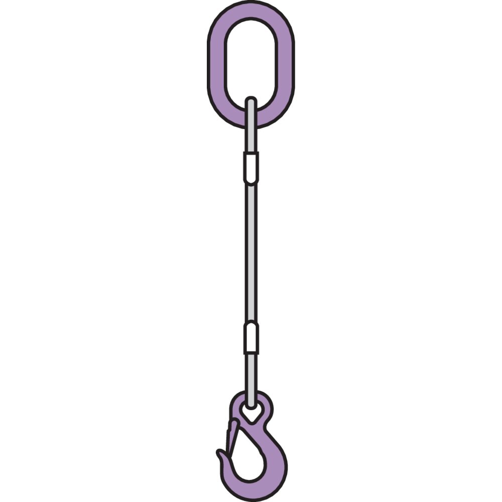 Wire Rope Lifting Sling WLS-175, master link wire sling | Certex Finland