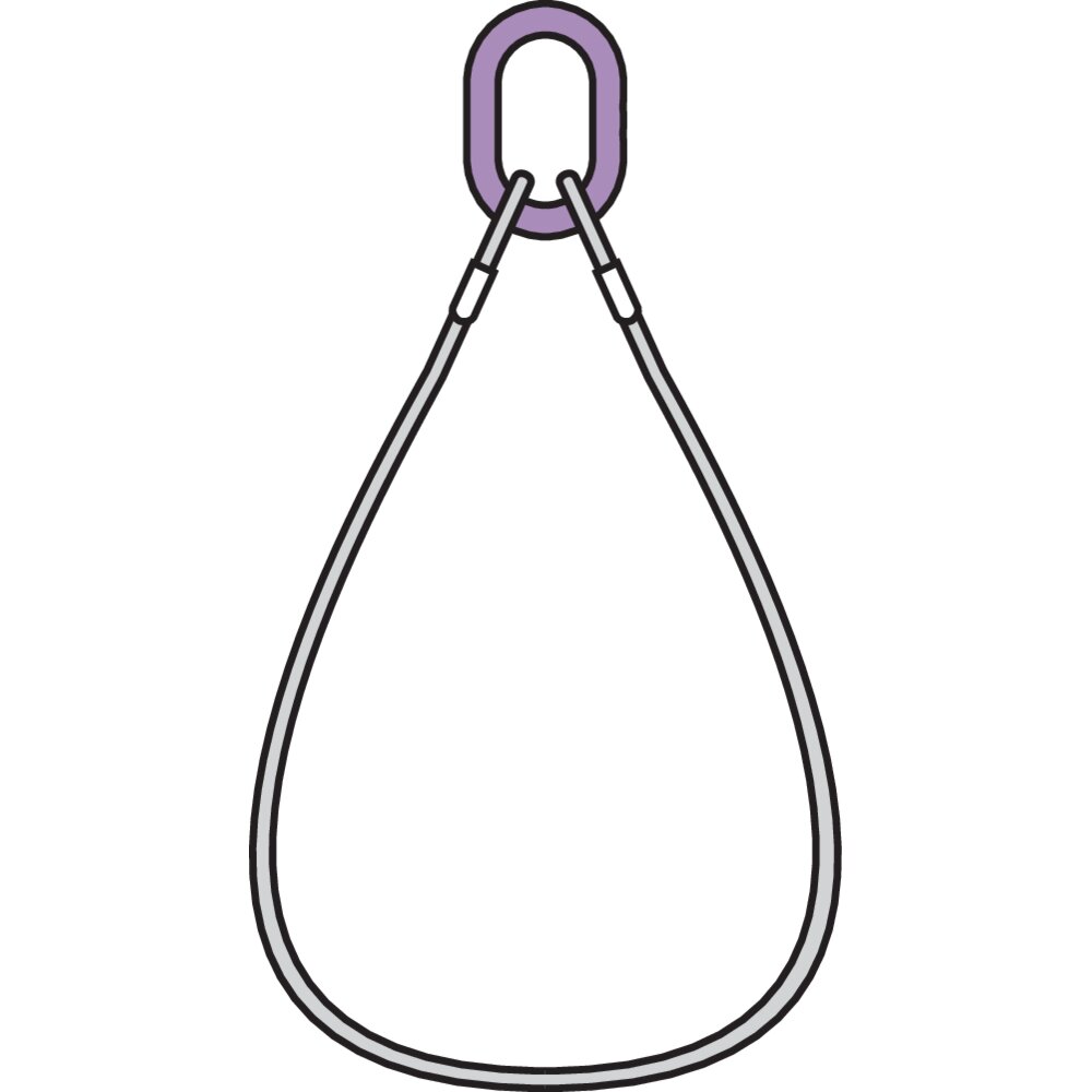 Wire Rope Lifting Sling WLS-002 - Certex Finland