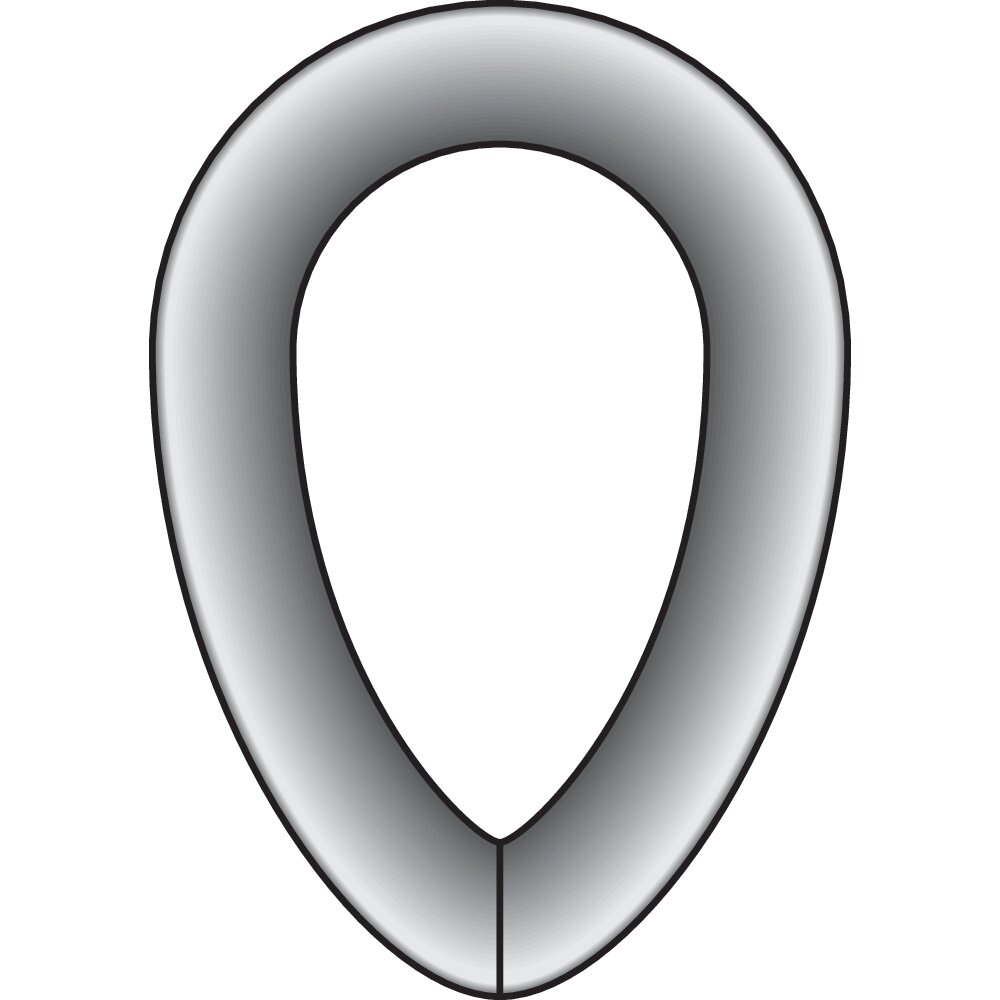 Thimble DIN 3090 for steel wire ropes | Certex Finland